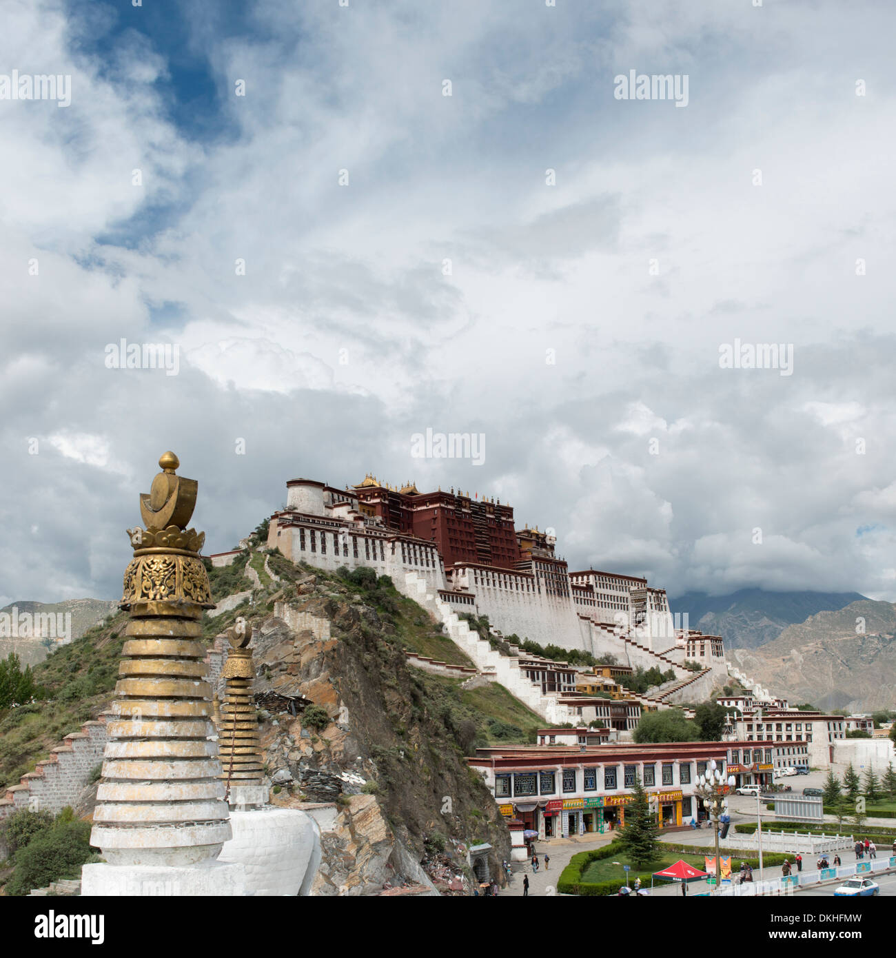 Stupa potala monastery hi-res stock photography and images - Alamy
