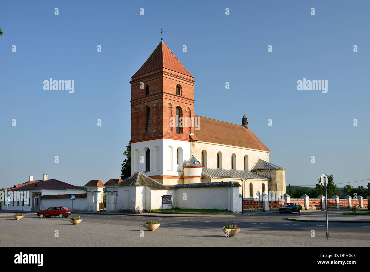 Saint Nicholas roman catholic church, Mir, Belarus Stock Photo - Alamy