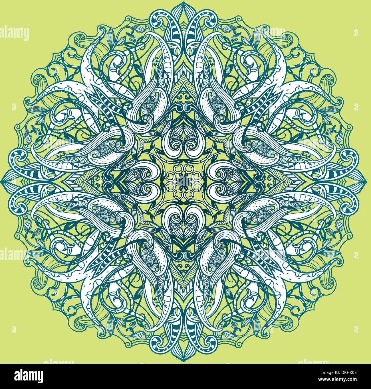 vector ornate circle Stock Vector Image & Art - Alamy