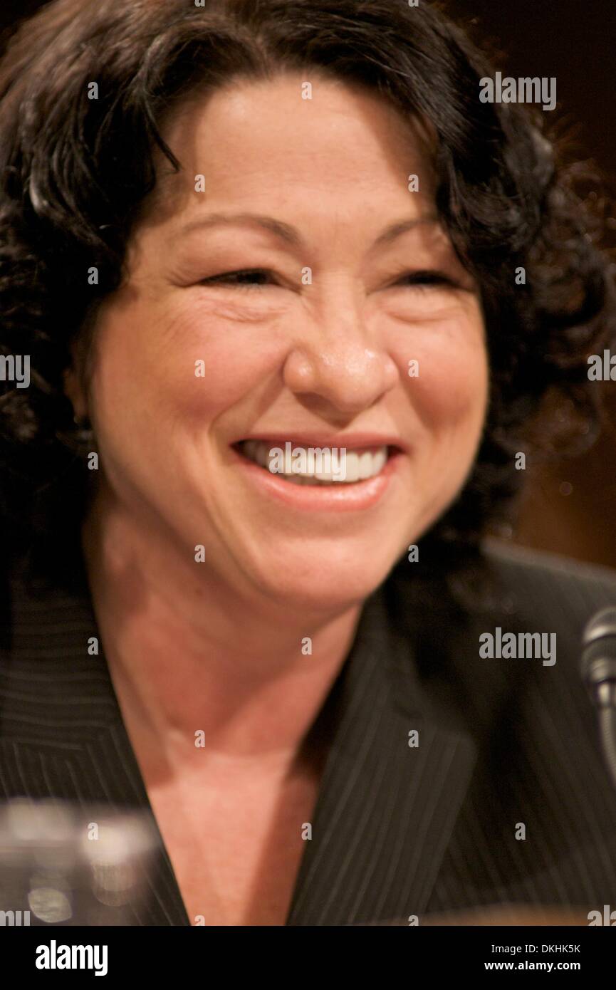 July 15, 2009 - Washington, D.C, U.S - 15 July 2009: Judge Sonia ...