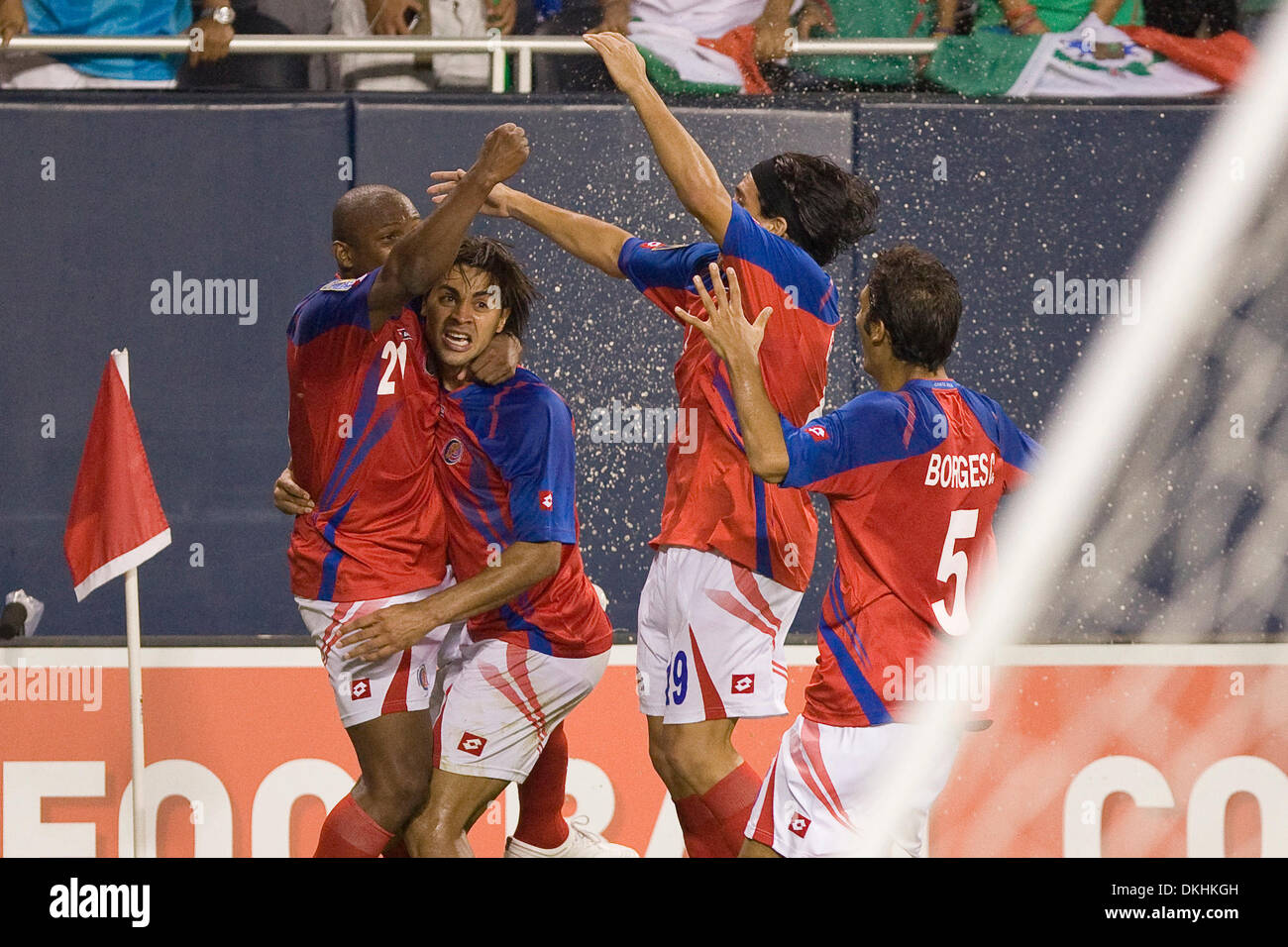 July 23, 2009 - Chicago, Illinois, USA - 23 July 2009: Costa Rica ...