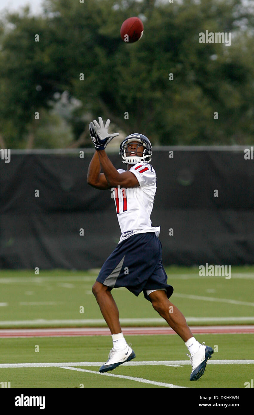 July 31, 2009 - Houston, Texas, USA - 31 July 2009: Texans wide ...