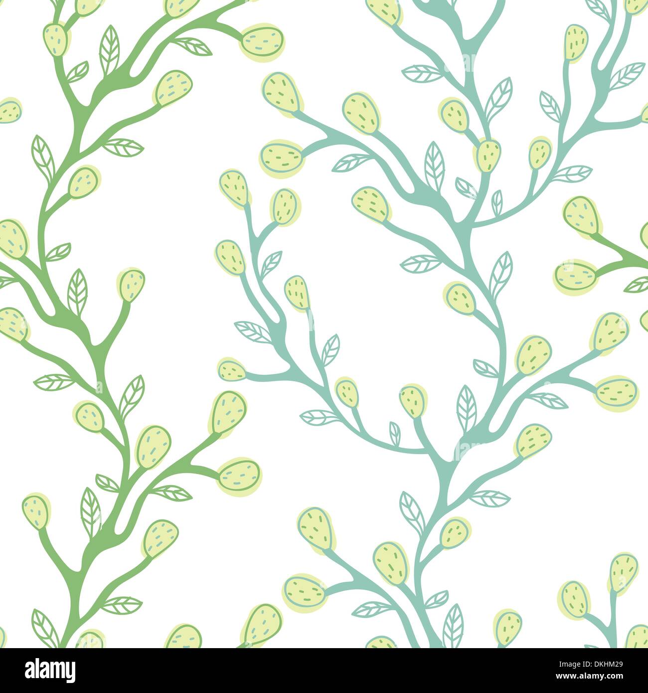 vector floral seamless pattern Stock Vector Image & Art - Alamy