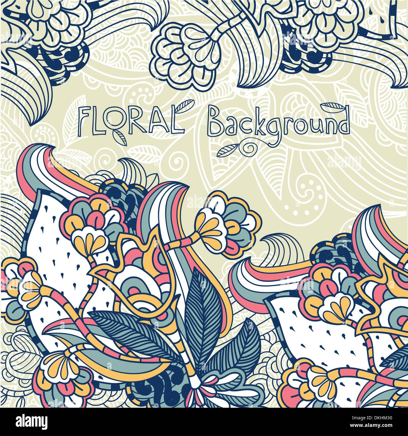 abstract floral background Stock Vector Image & Art - Alamy