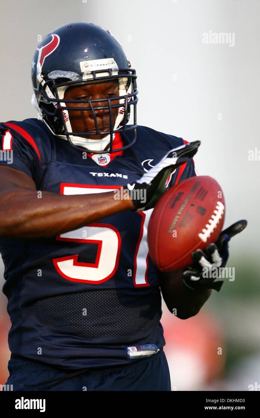 Aug. 6, 2009 - Houston, Texas, U.S - 06 August 2009: Chaun Thompson ...