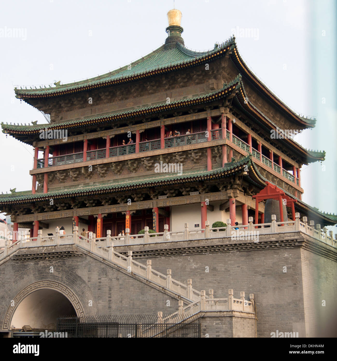 Bell Tower Pagoda, Xi'an, Shaanxi, China Stock Photo - Alamy