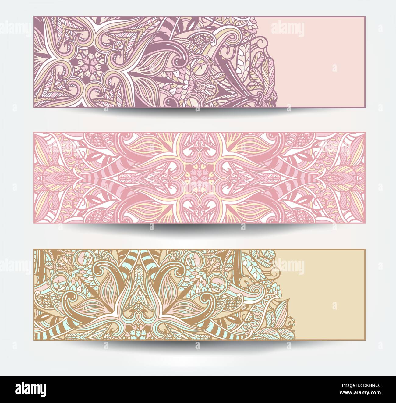 vector set of abstract banners Stock Vector Image & Art - Alamy