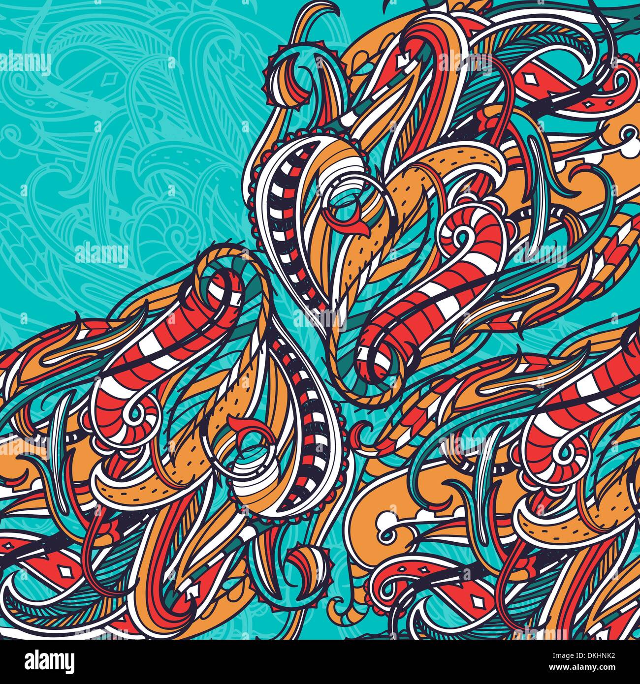 abstract vector background with colorful swirls Stock Vector Image ...