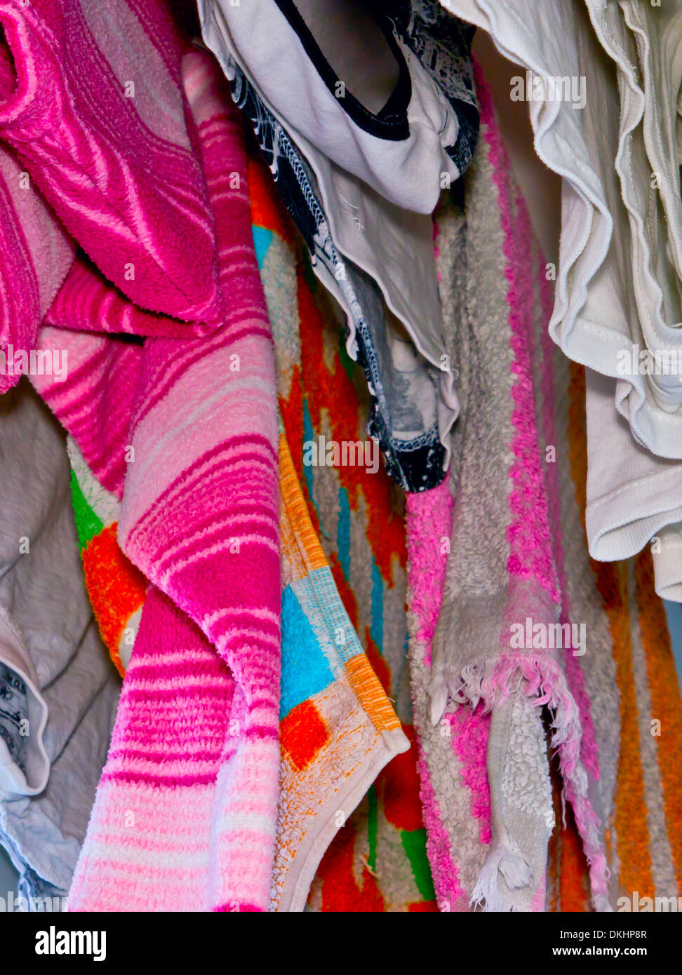 Knitting patterns. Handmade Stock Photo - Alamy