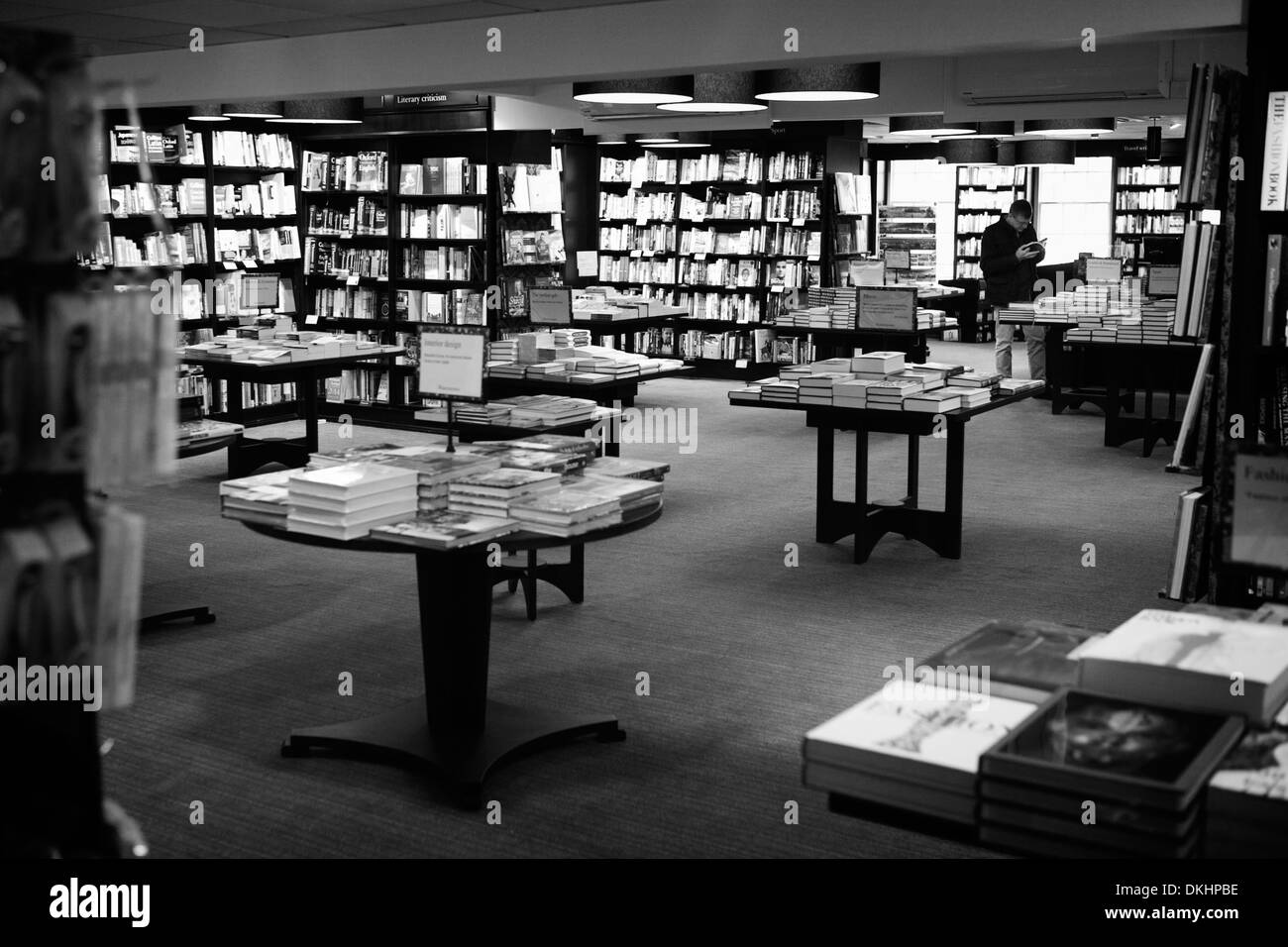 Inside bookshop Black and White Stock Photos & Images - Alamy