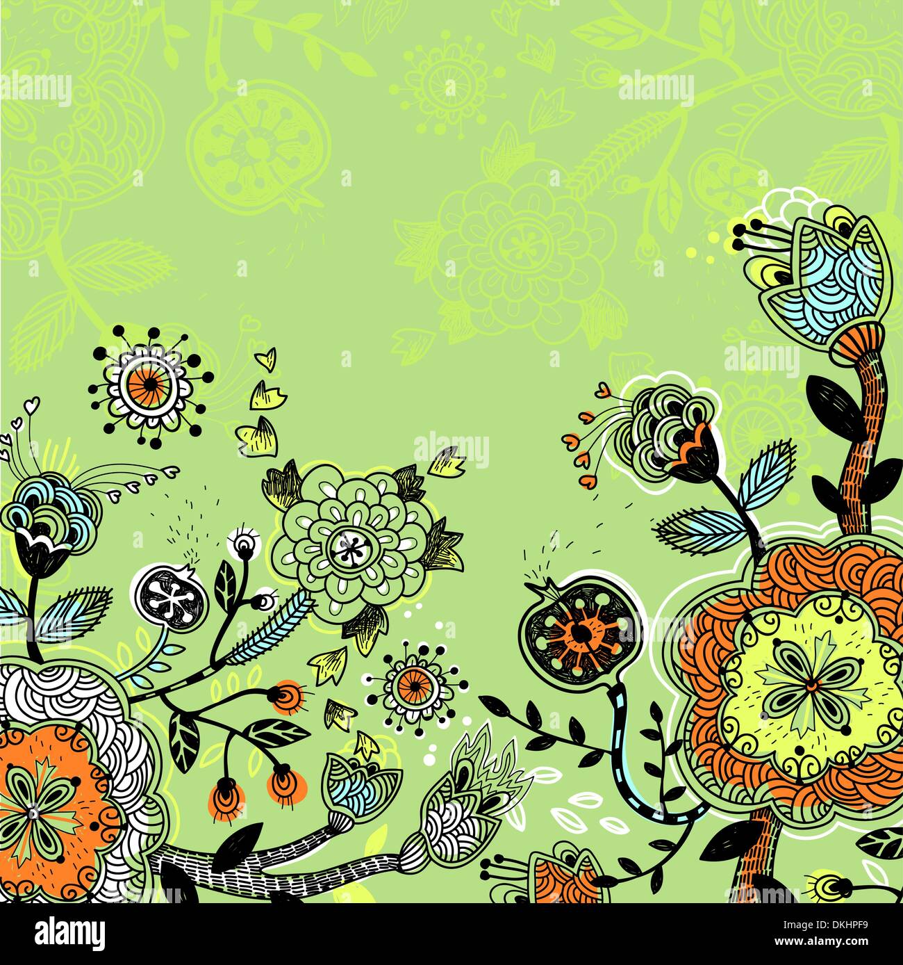 vector floral background Stock Vector Image & Art - Alamy