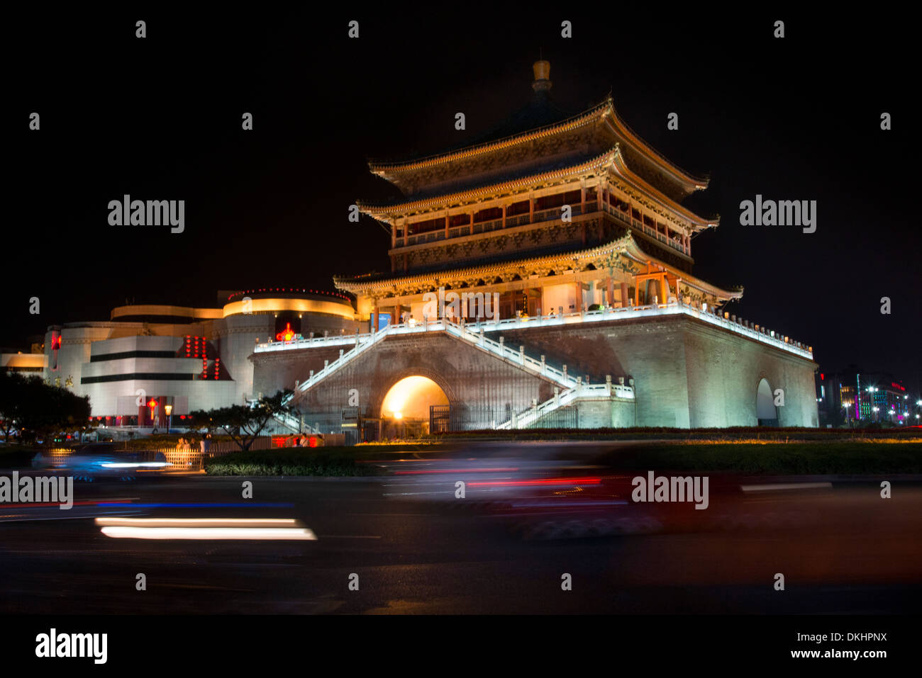 Illuminated bell tower hi-res stock photography and images - Alamy