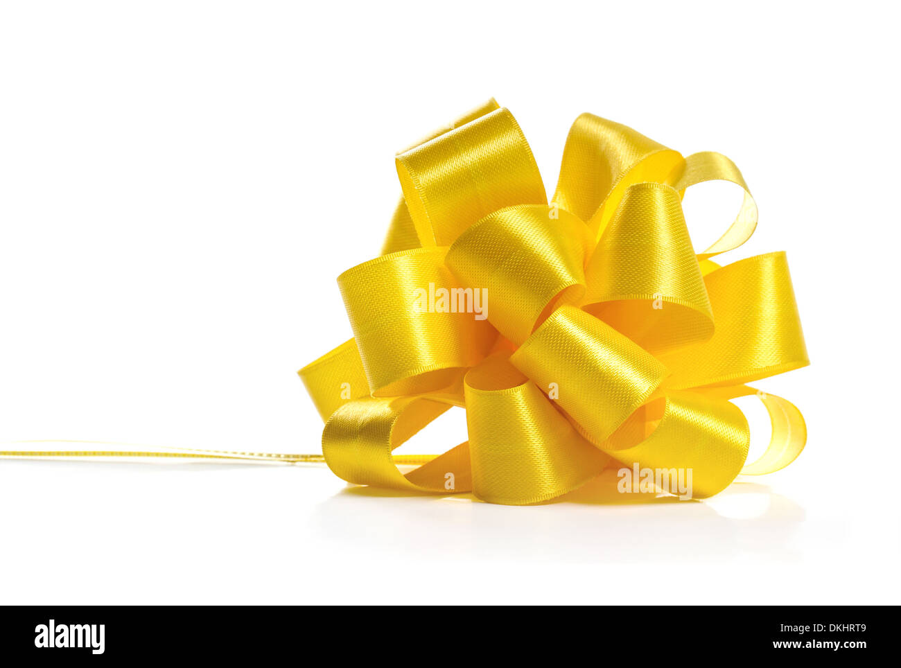 Yellow bow hi-res stock photography and images - Alamy