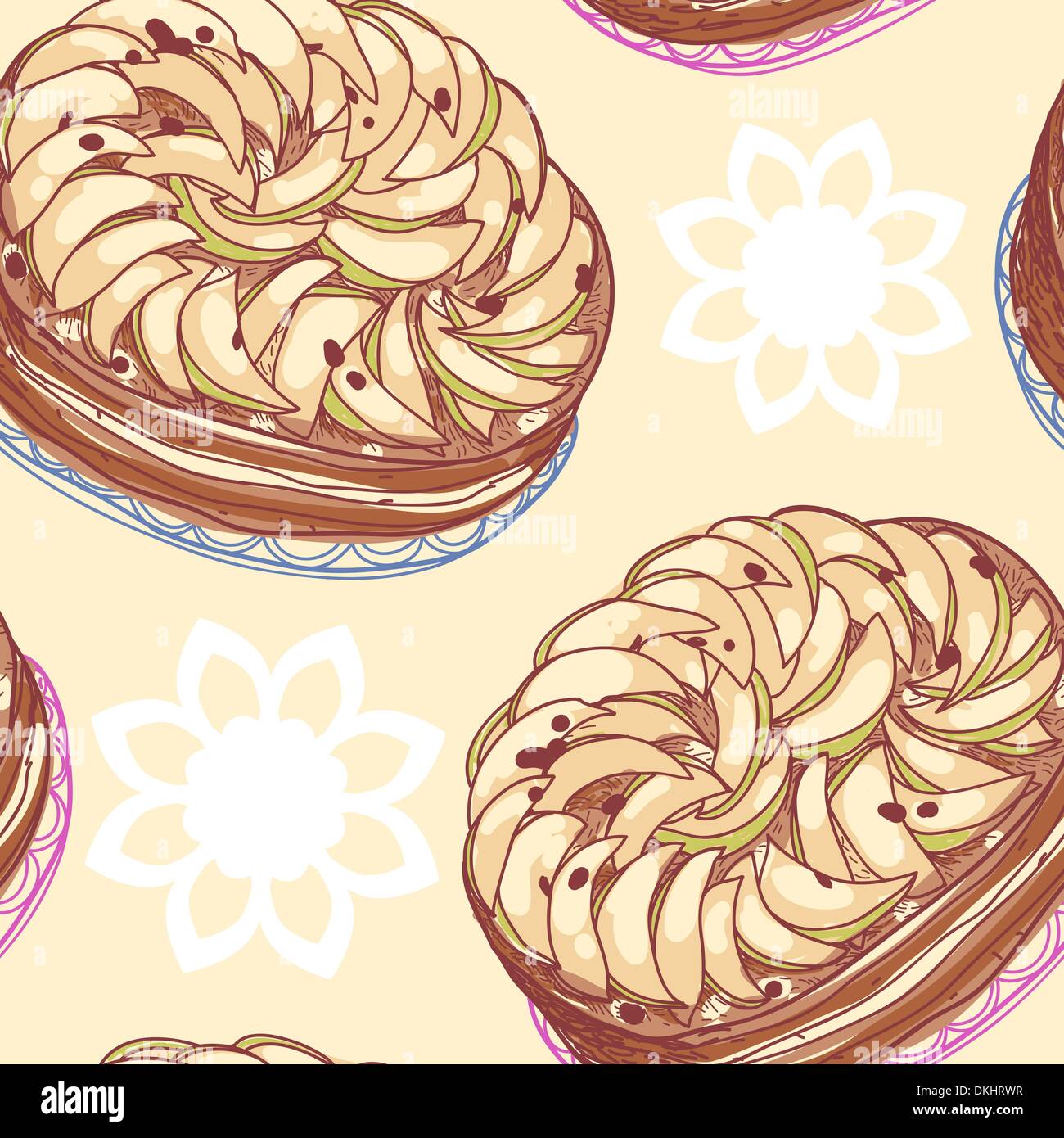 vector seamless pattern with apple pies Stock Vector Image & Art - Alamy vector seamless pattern with apple pies Stock Vector Image & Art - Alamy