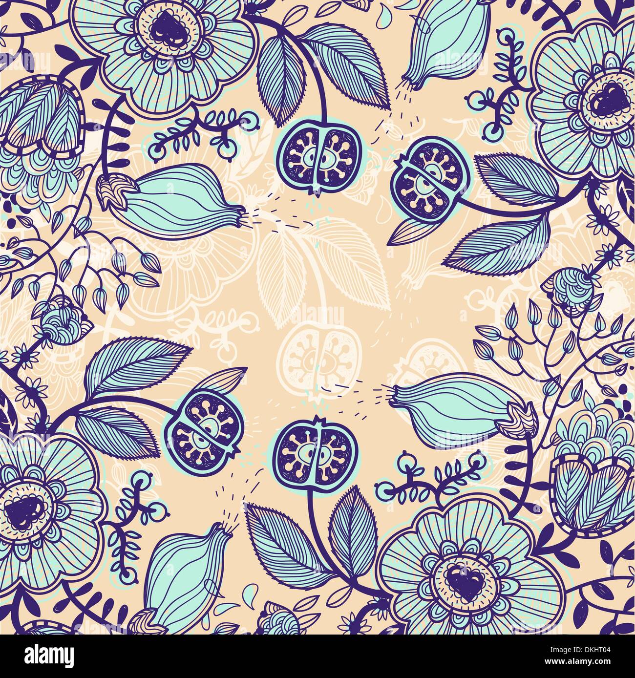 vector floral background Stock Vector Image & Art - Alamy