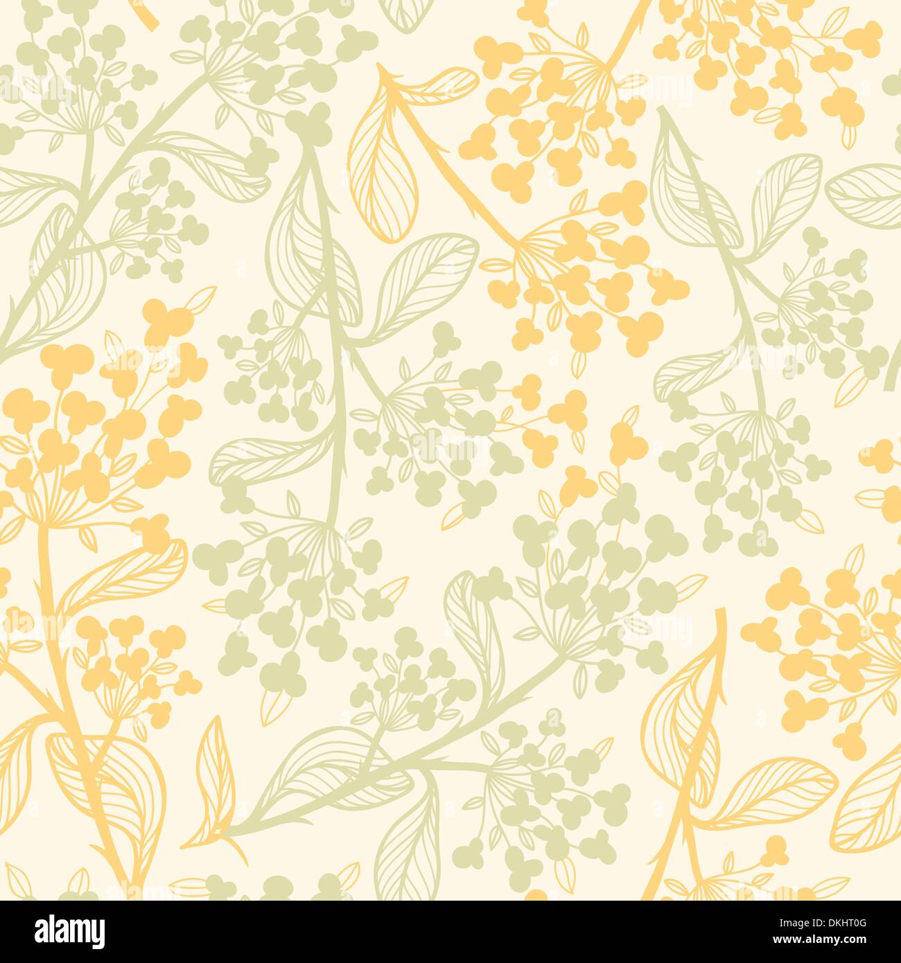 vector floral seamless pattern Stock Vector Image & Art - Alamy