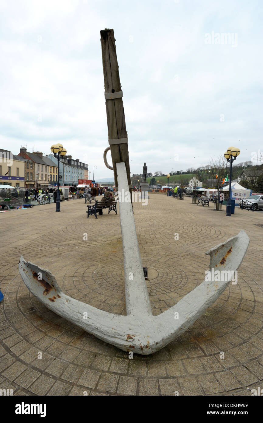 Anchor in Bantry Square Stock Photo - Alamy