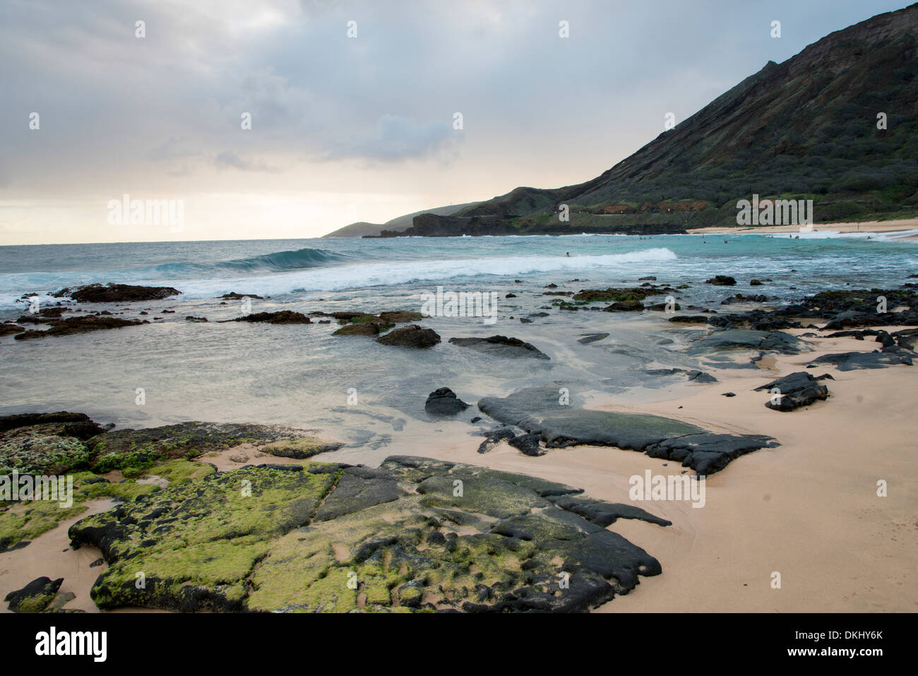 Clouds over Sandy Beach, Hawaii Kai, Honolulu, Oahu, Hawaii, USA Stock ...