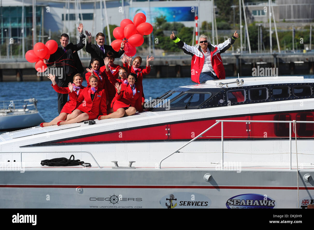 Richard branson virgin atlantic challenger hi-res stock photography and ...