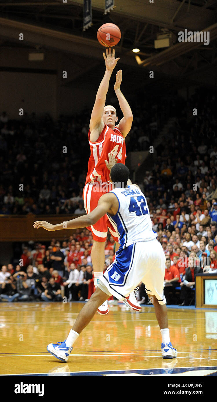 Nov 21, 2009 - Durham, North Carolina; USA - Duke Blue Devils (42) LANCE THOMAS attemtps to ...