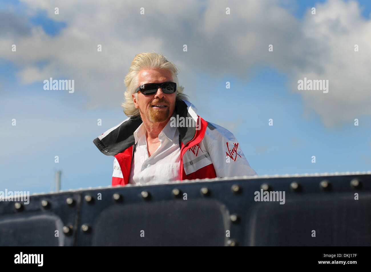 Virgin Boss Richard Branson Is Welcomed Back To Plymouth On Board The