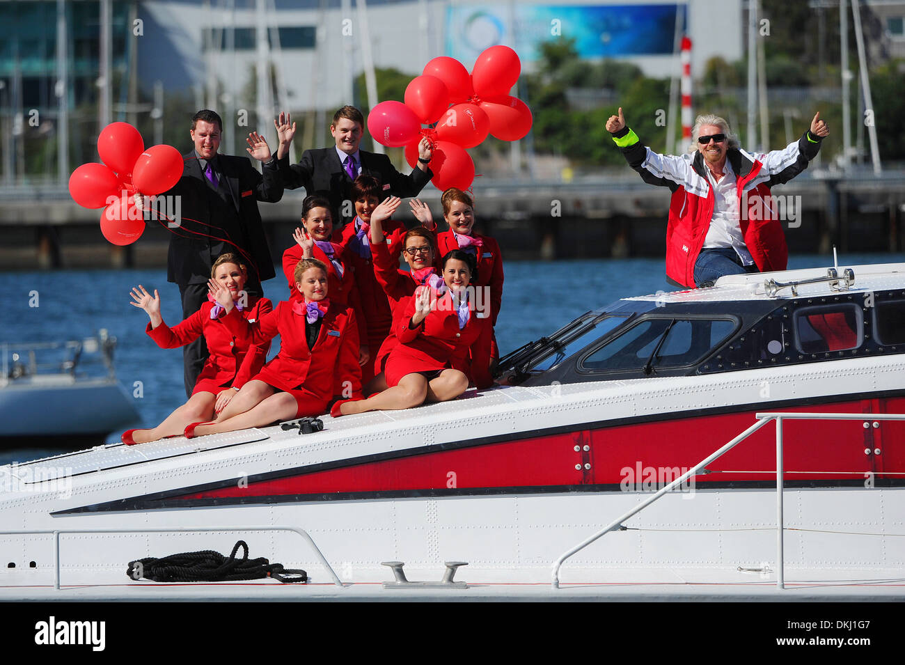 Richard branson virgin atlantic challenger hi-res stock photography and ...
