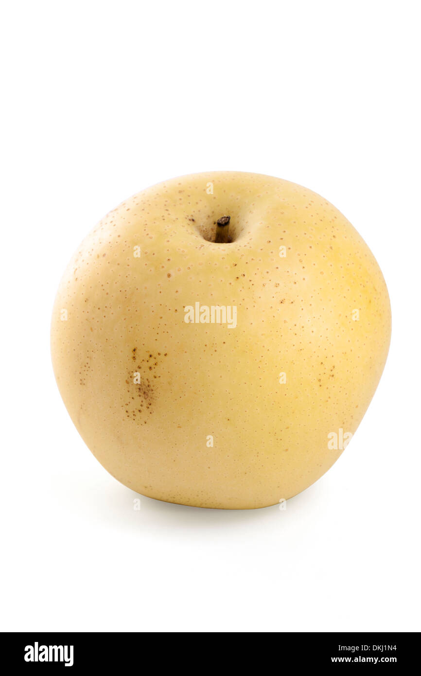 Chinese pear isolated on white background with path Stock Photo - Alamy