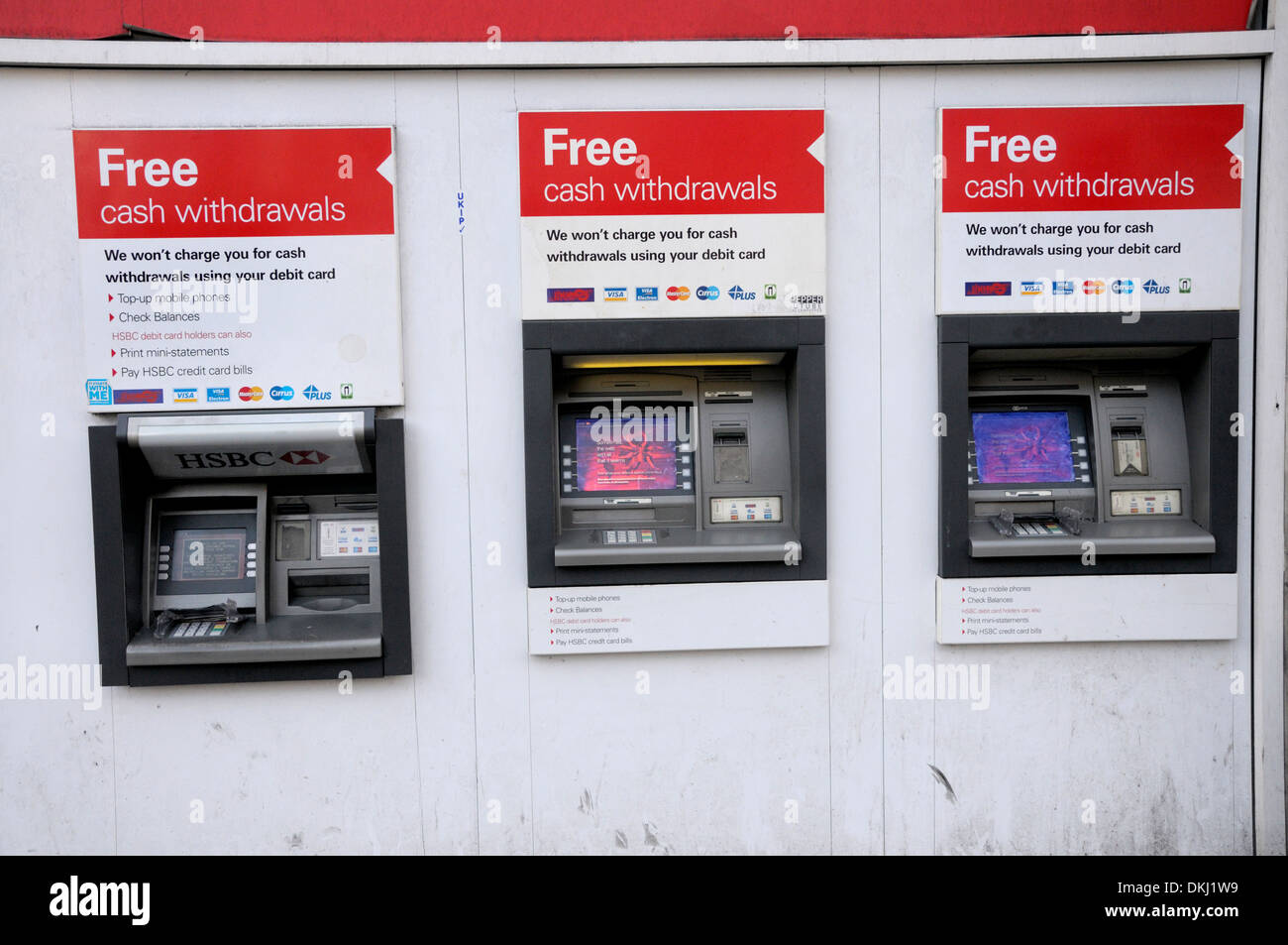 Free cash withdrawals hi-res stock photography and images - Alamy