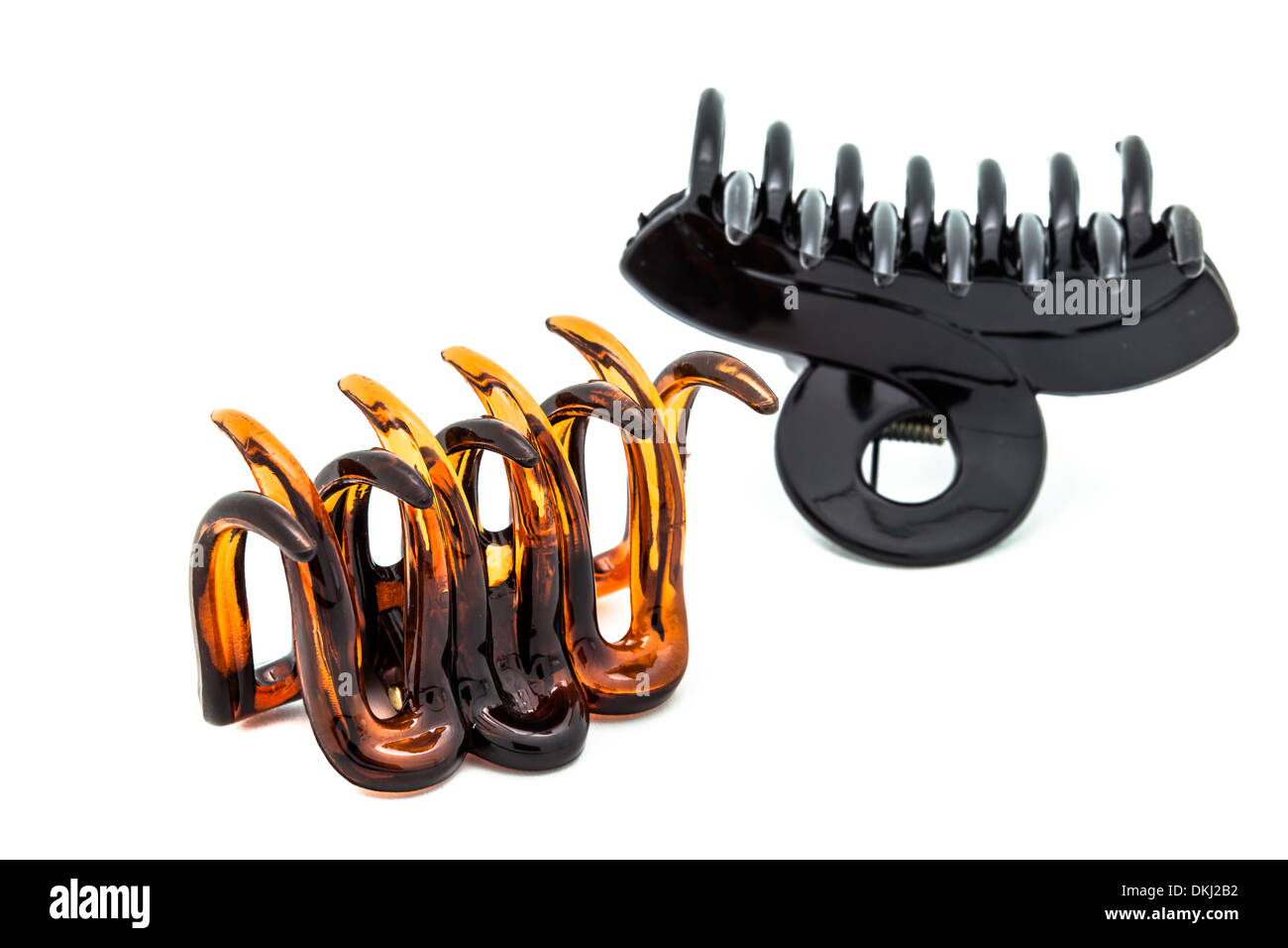 At the female hairdresser Cut Out Stock Images & Pictures - Alamy