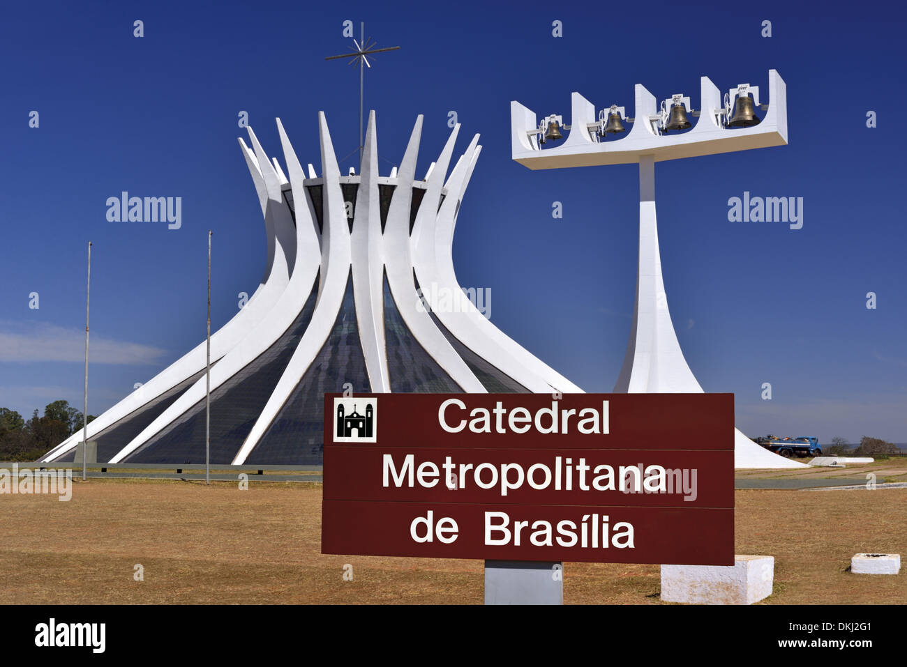 Brazil, Brasilia, Cathedral, Metropolitan Cathedral Nossa Senhora da ...