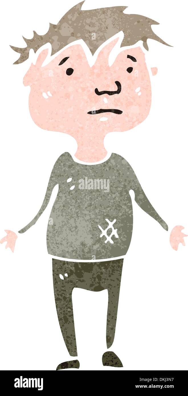 Old fashioned poor boy Stock Vector Images - Alamy