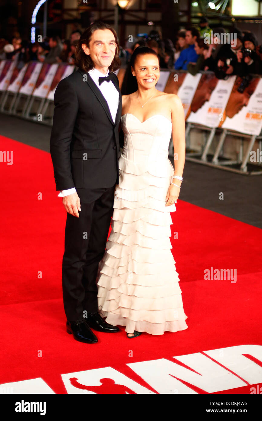 Justin Chadwick and Michelle Chadwick attend the Royal film performance ...