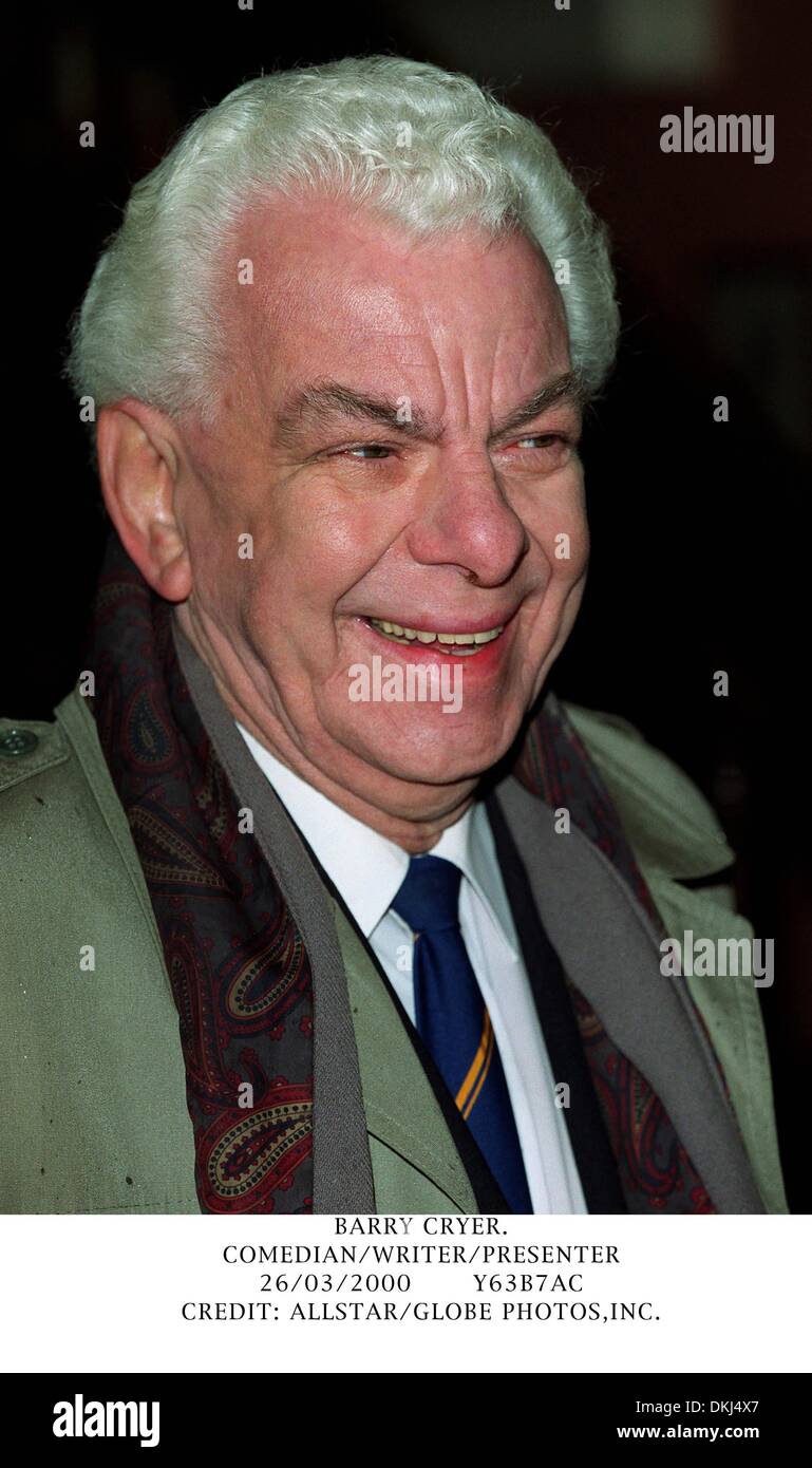 Mar. 26, 2000 - BARRY CRYER..COMEDIAN/WRITER/PRESENTER.26/03/2000 ...