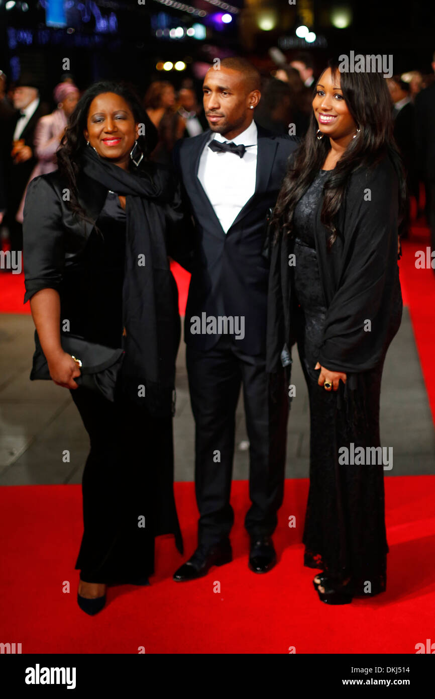 Jermain Defoe attends the Royal film performance of 'Mandela: Long Walk ...