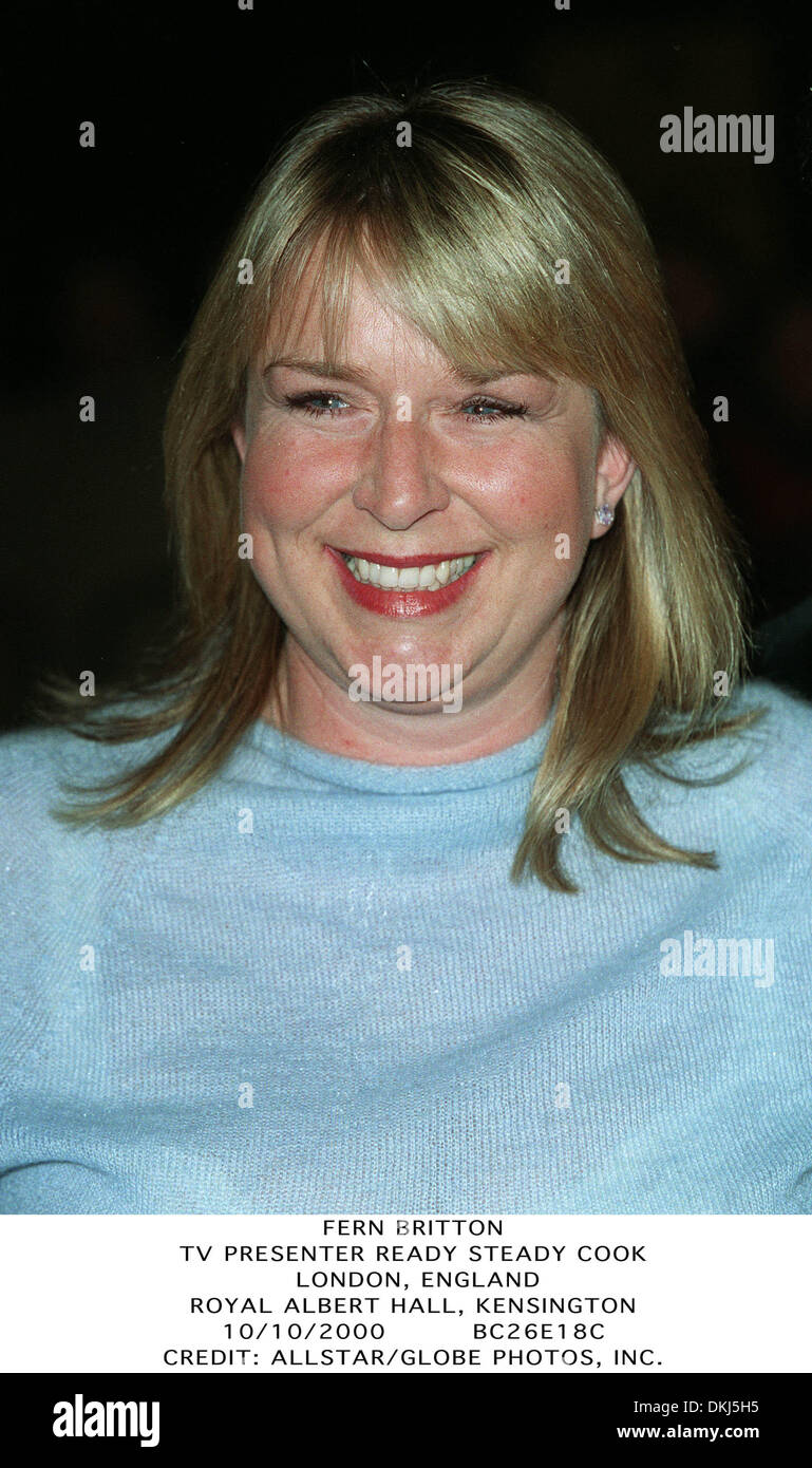 Oct. 10, 2000 - ROYAL ALBERT HALL, KENSINGTON - FERN BRITTON.TV ...