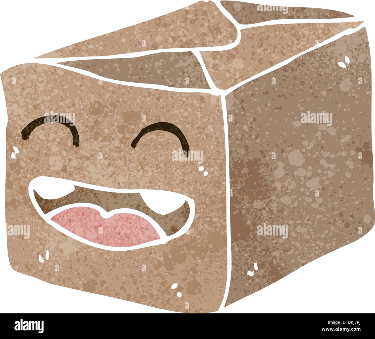 Retro cartoon with texture. Isolated on White Stock Vector Image & Art ...