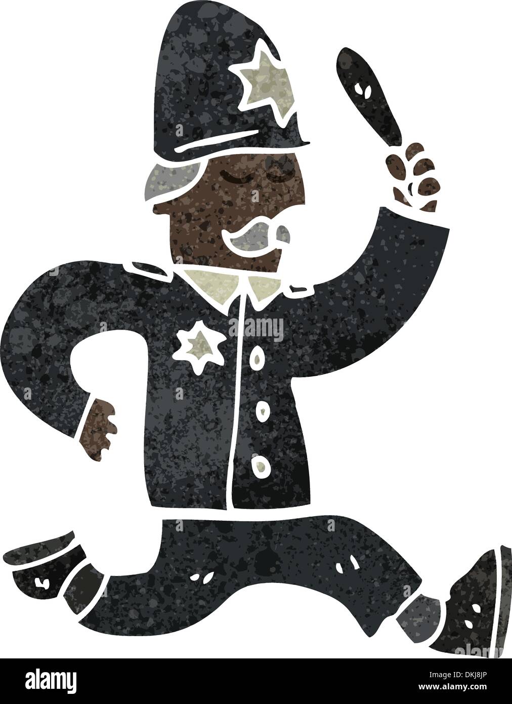 Old fashioned police chase Stock Vector Images - Alamy