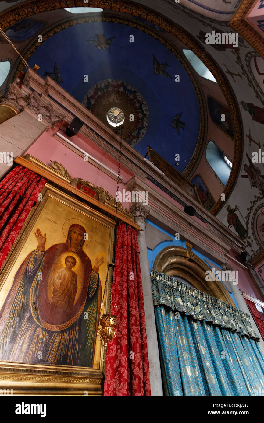 Israel, the Ethiopian Orthodox Church (Debra Gannet) in West Jerusalem ...
