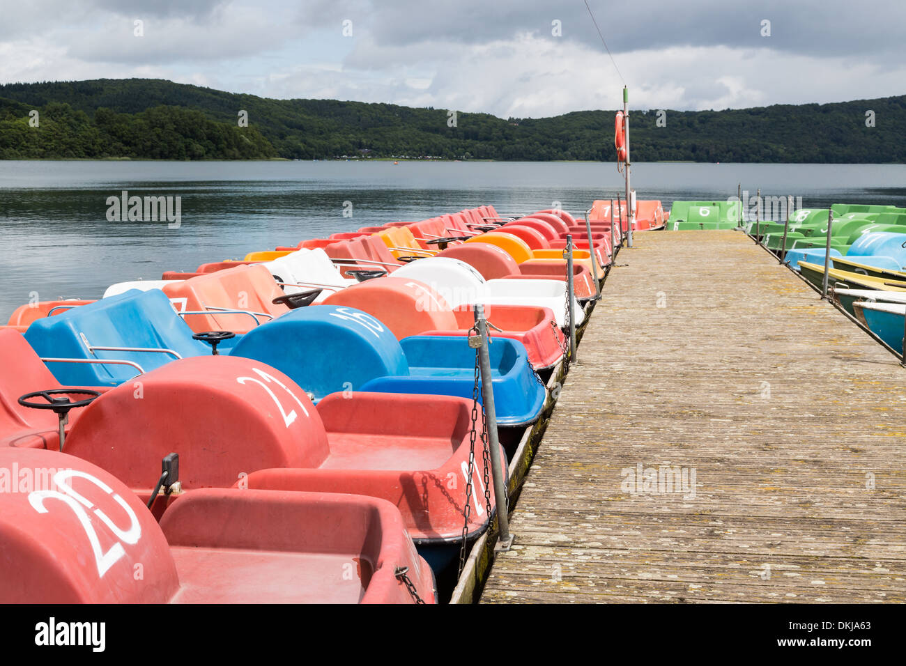 Colorful small row boats hi-res stock photography and images - Alamy