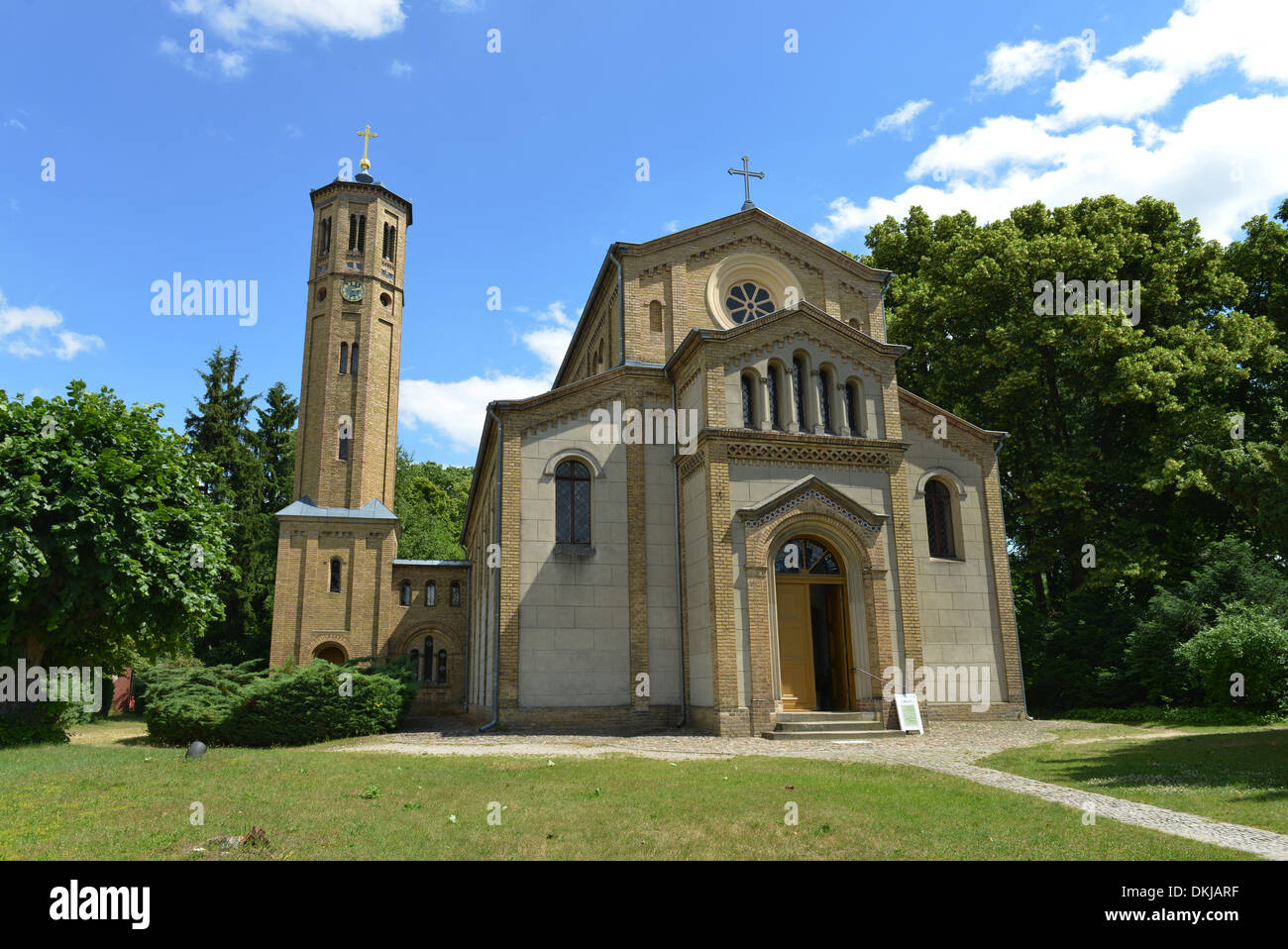 Kirche, Caputh, Brandenburg, Deutschland Stock Photo - Alamy