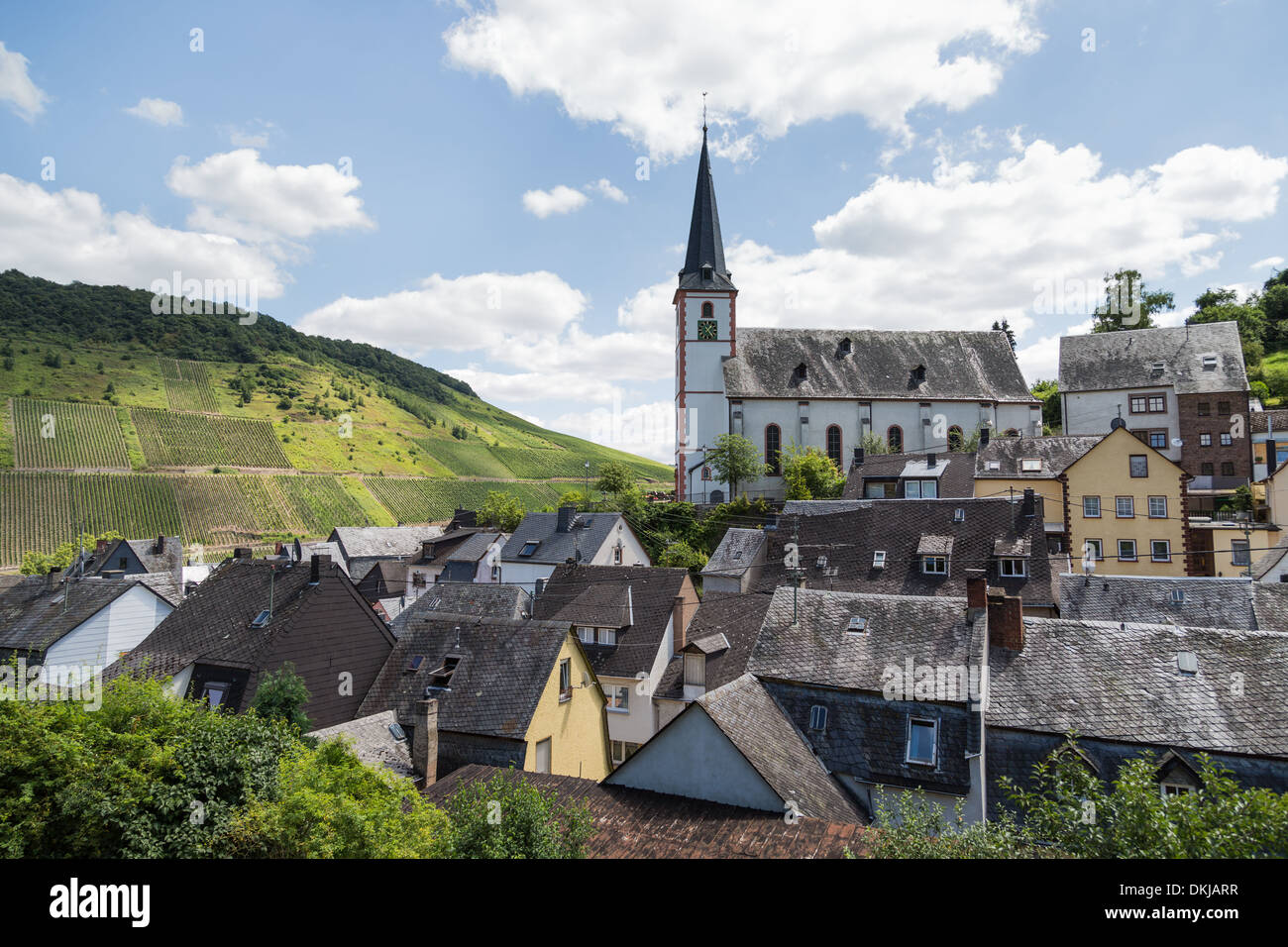 Briedel, a small village in the German Mosel valley Stock Photo - Alamy