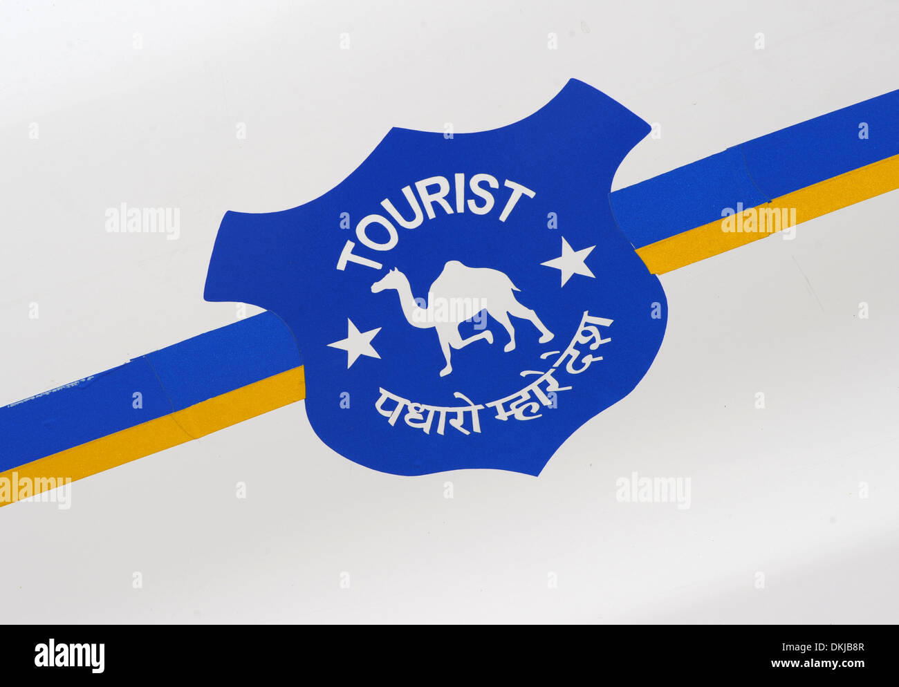 Pushkar, India. 20th Nov, 2013. A logo reading 'Tourist' with the ...