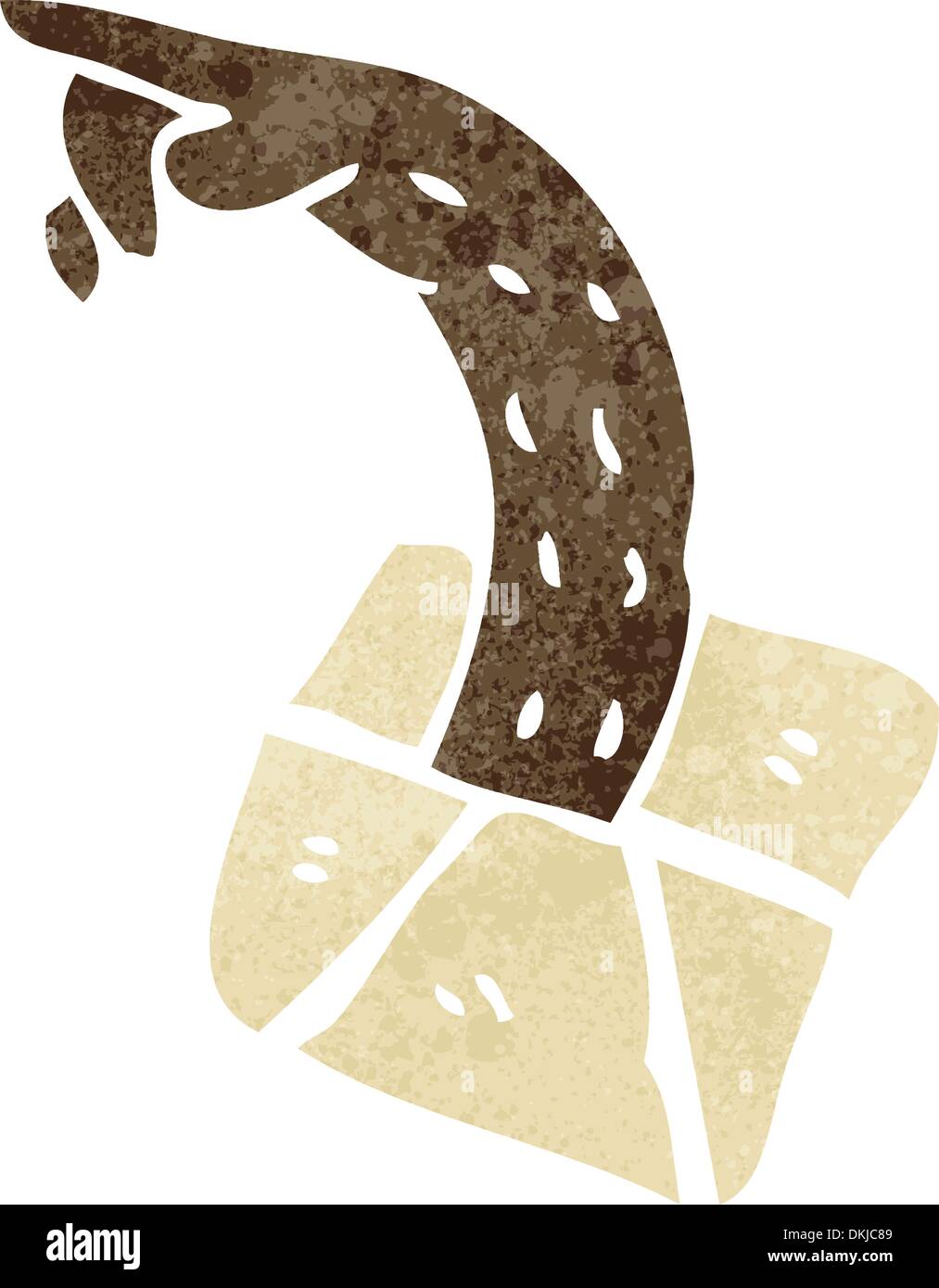 Retro cartoon with texture. Isolated on White Stock Vector Image & Art ...