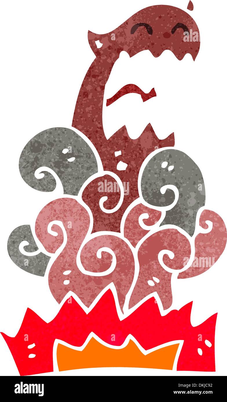 Retro cartoon with texture. Isolated on White Stock Vector Image & Art ...