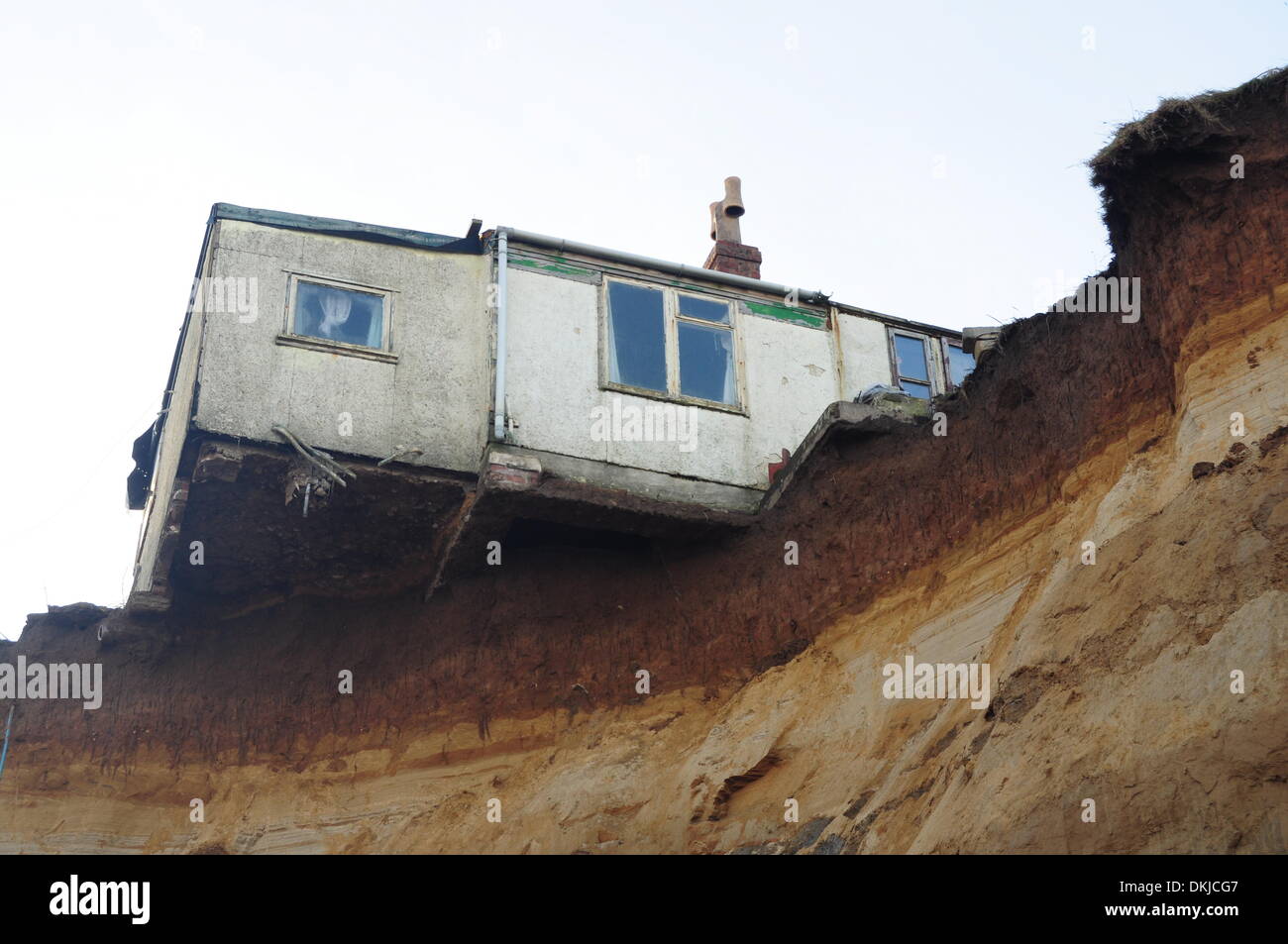 Happisburgh, Norfolk, UK. 06th Dec, 2013. Coastal erosion in ...