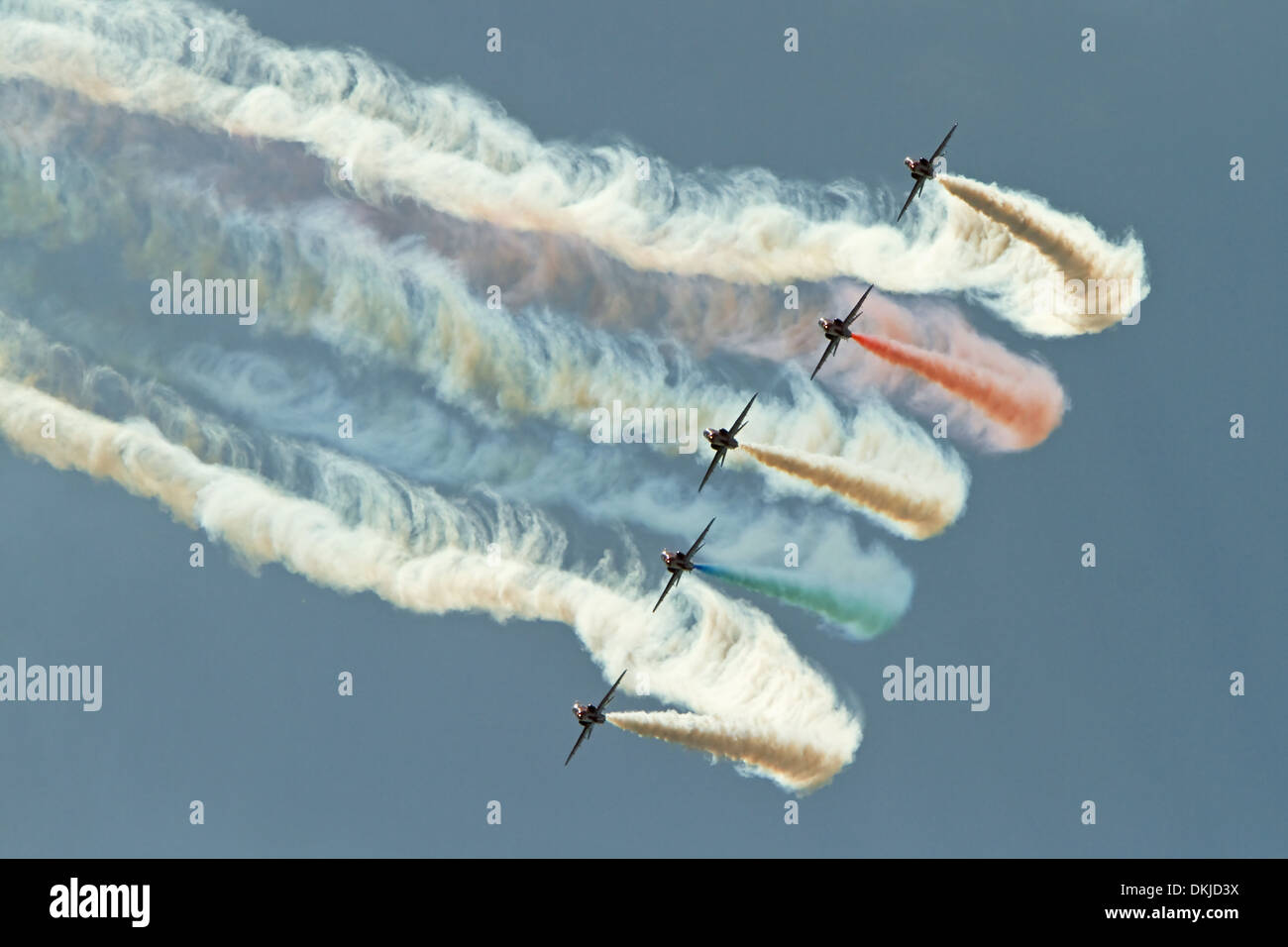red allows flight display Stock Photo - Alamy