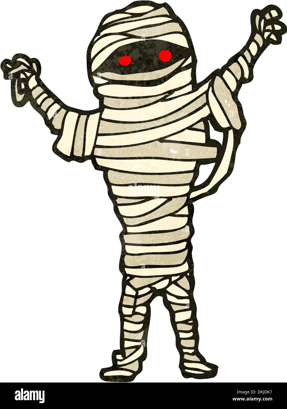 Retro cartoon with texture. Isolated on White Stock Vector Image & Art ...