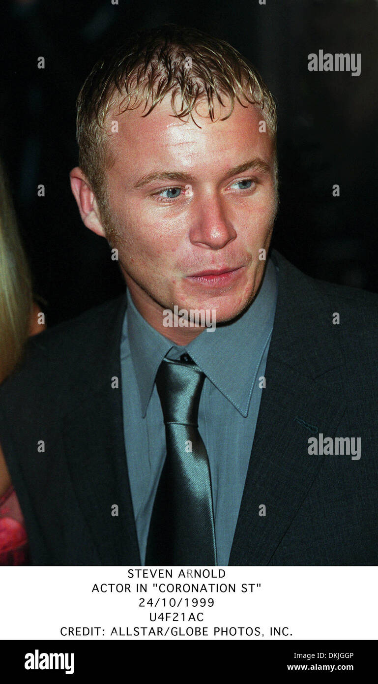 STEVEN ARNOLD.ACTOR IN ''CORONATION ST''.24/10/1999.U4F21AC Stock Photo ...
