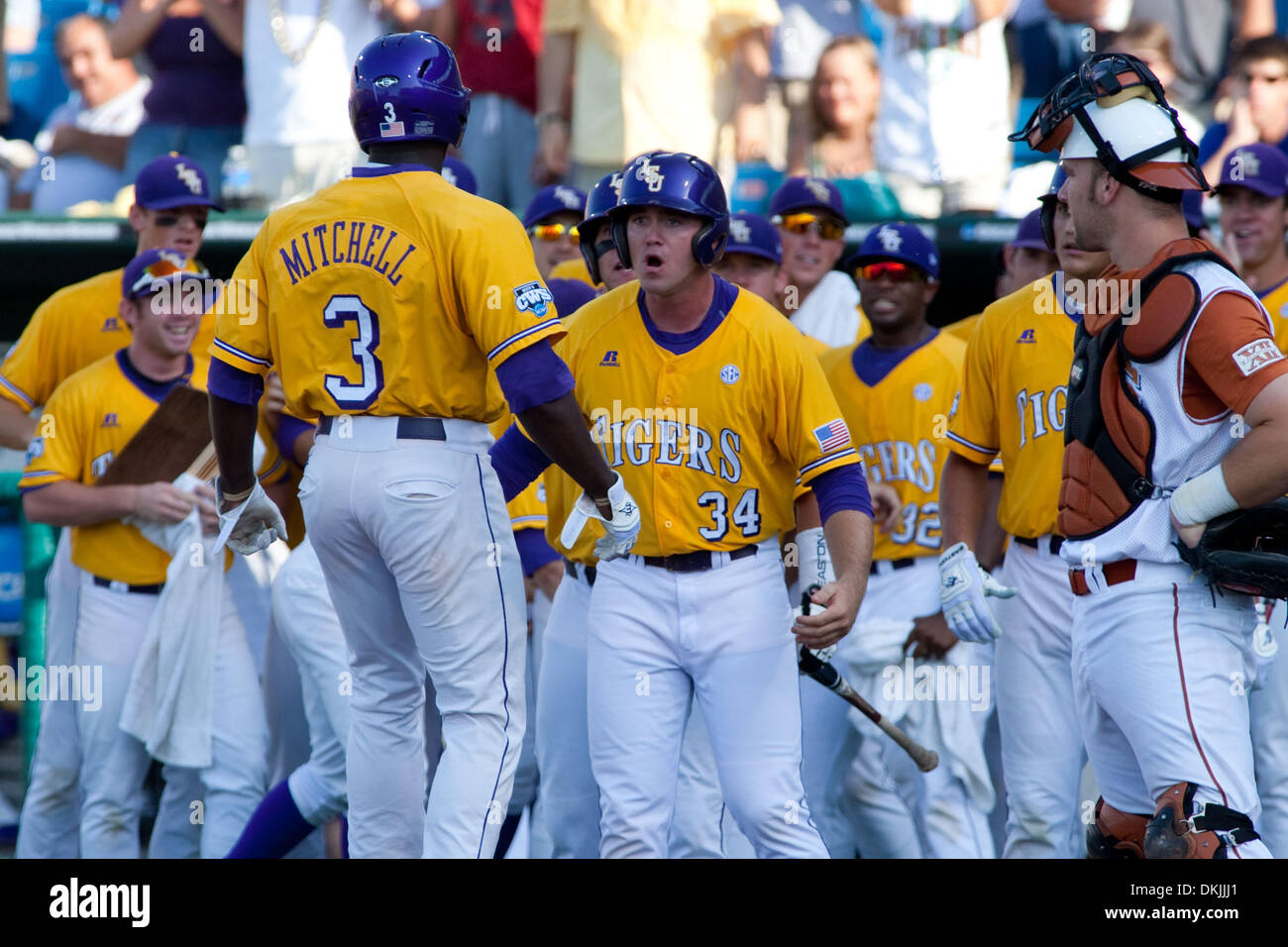 June 24, 2009 - Omaha, NE, U.S - 24 June 2009: LSU's Jared Mitchell #3 ...
