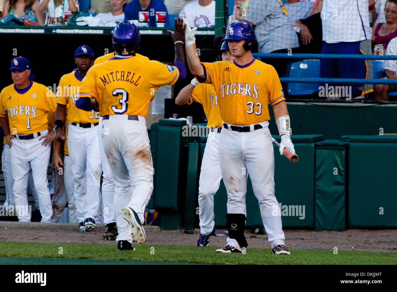 June 24, 2009 - Omaha, NE, U.S - 24 June 2009: LSU's Jared Mitchell #3 ...